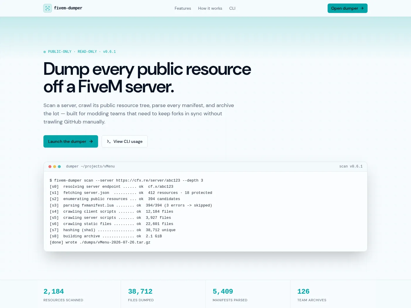FiveM Resource Dumper