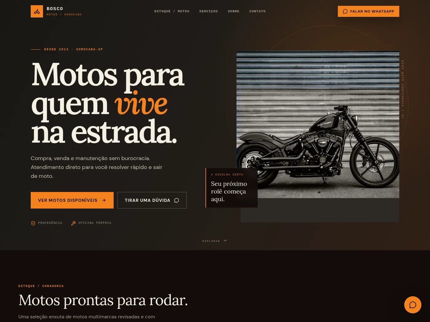 Bosco Motos Site