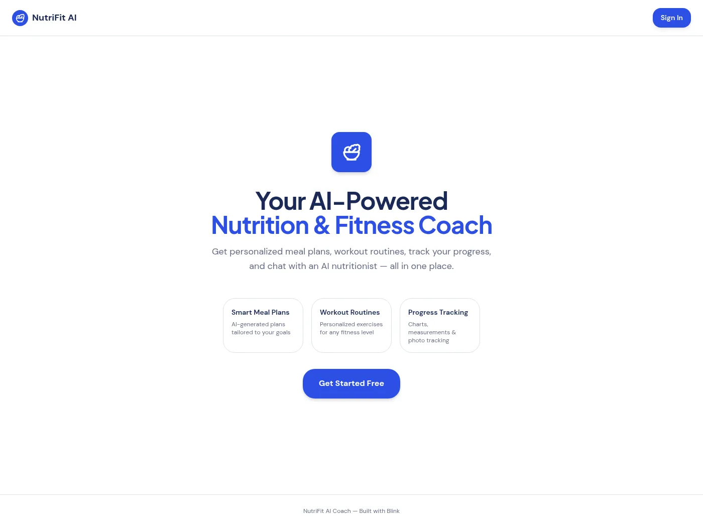 NutriFit AI Coach