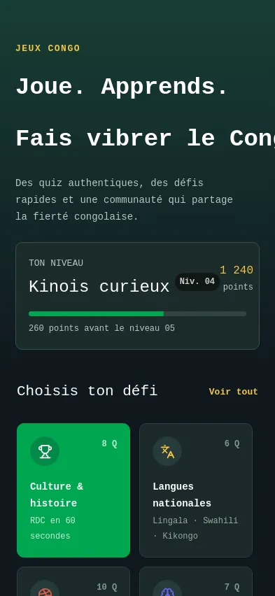 Jeux Congo