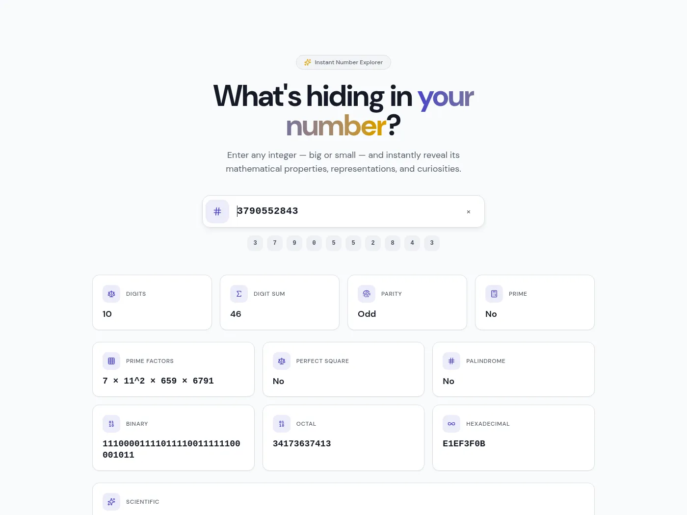 Number Lookup Web App