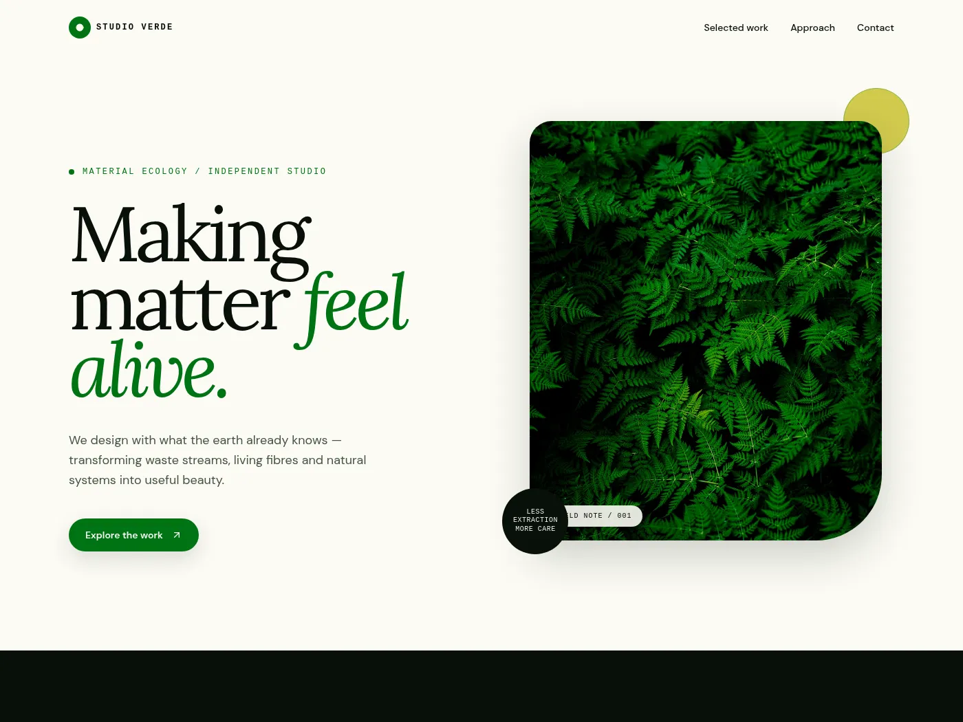 Material Eco Portfolio