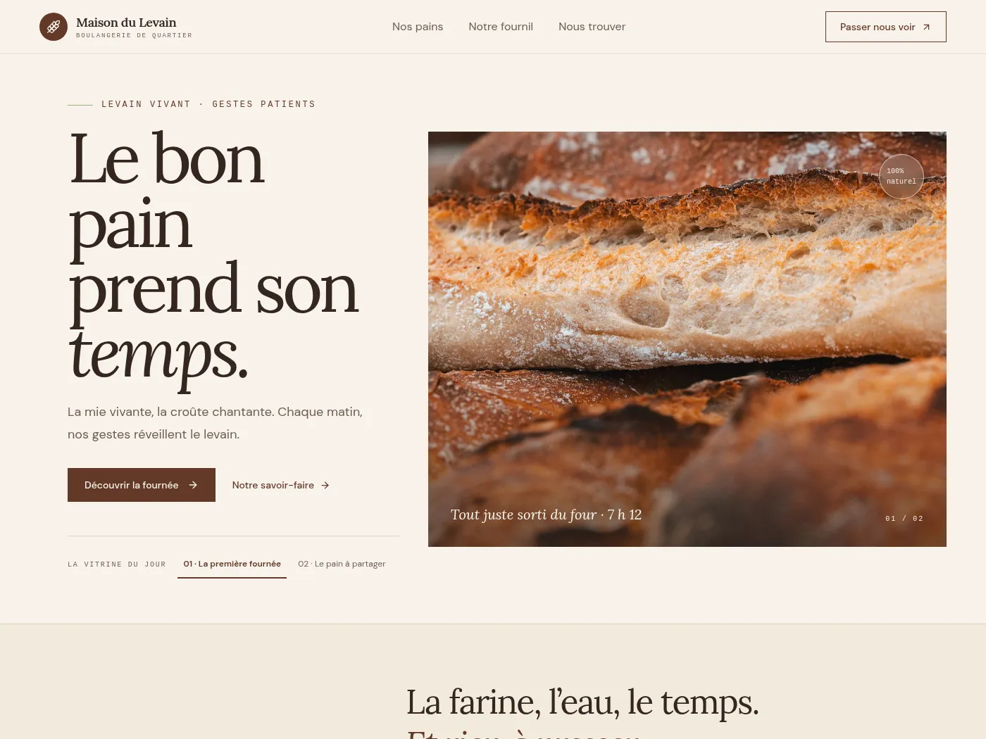 Boulangerie Vitrine Moderne