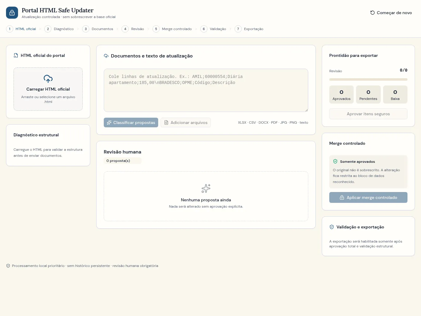 Portal HTML Safe Updater