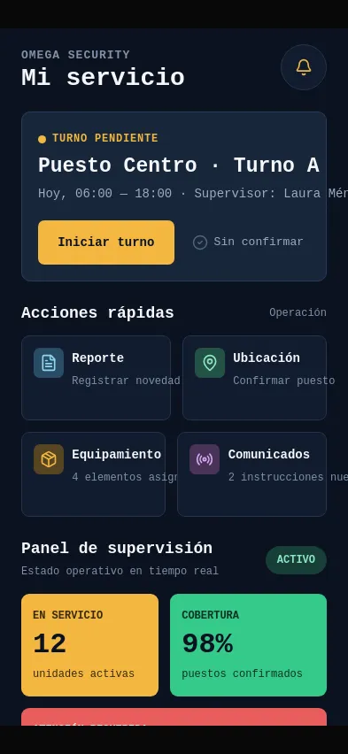Omega Security App