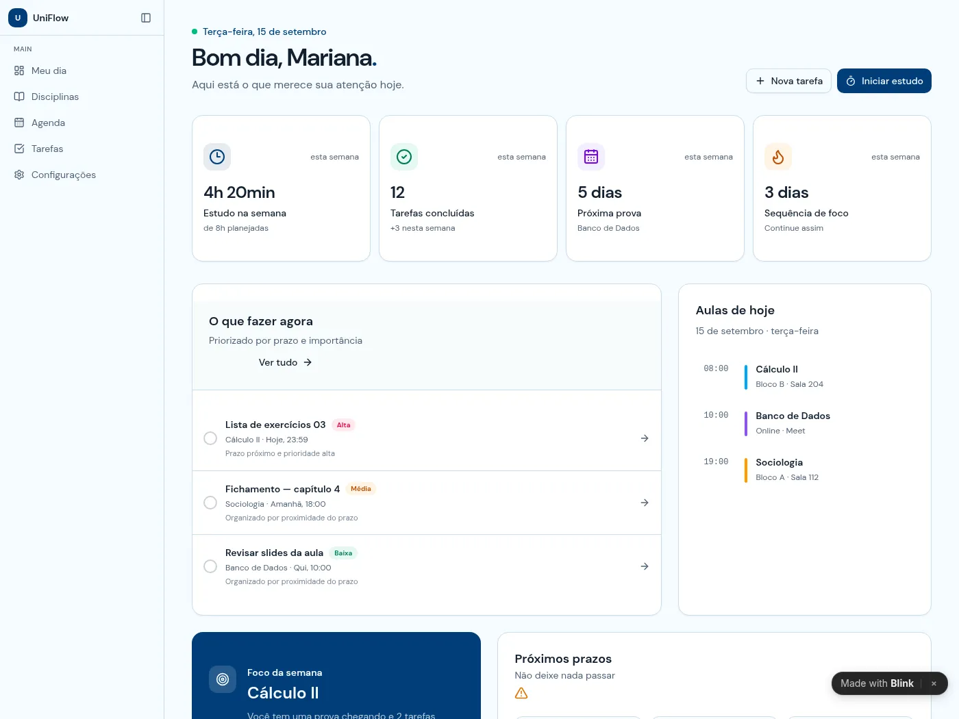 UniFlow Acadêmico