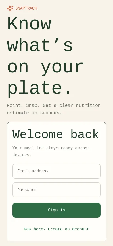 SnapTrack Nutrition