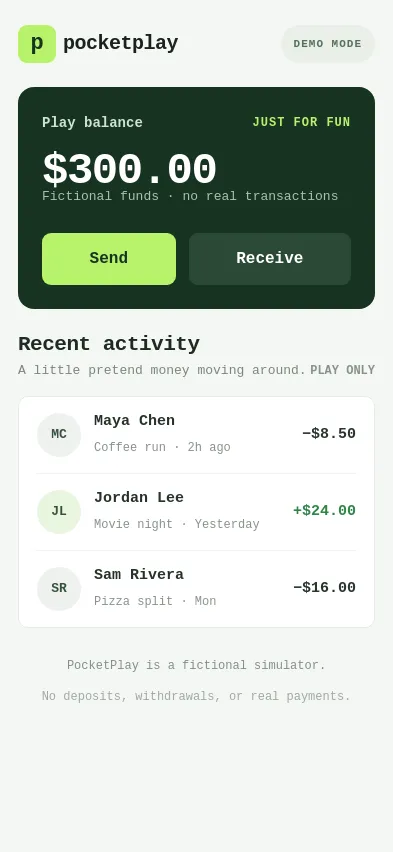 Mock Cash Splash