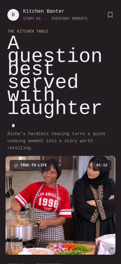 Kitchen Banter Stories