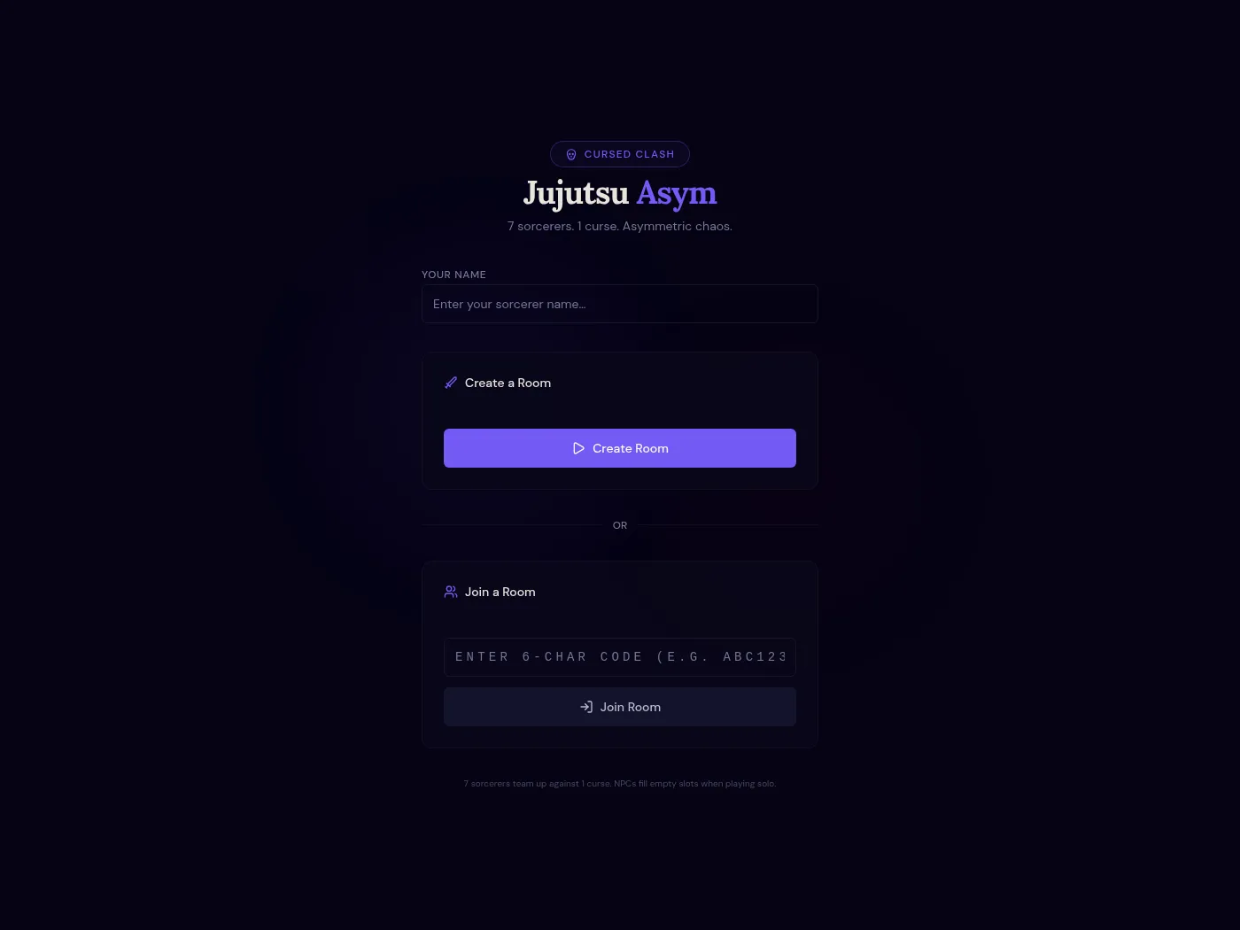 Jujutsu Asym Game