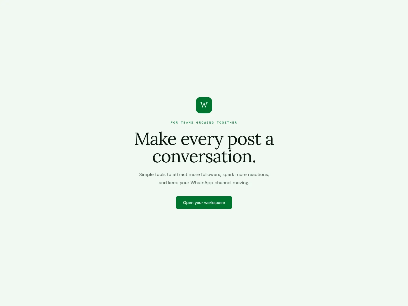 WhatsApp Channel Booster