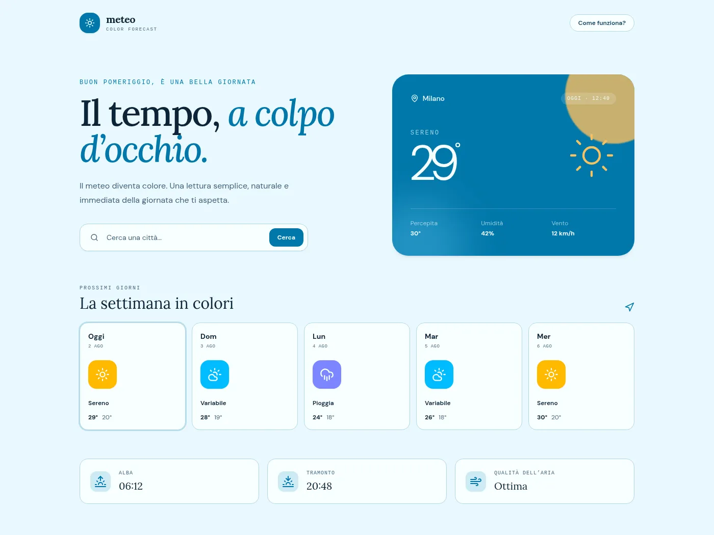 Color Weather App