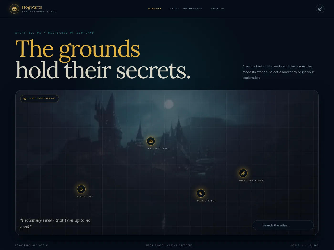 Hogwarts Map Explorer
