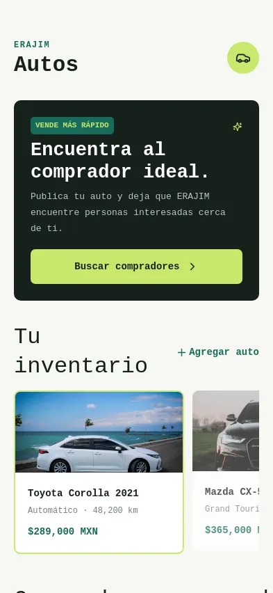 ERAJIM Autos Connect