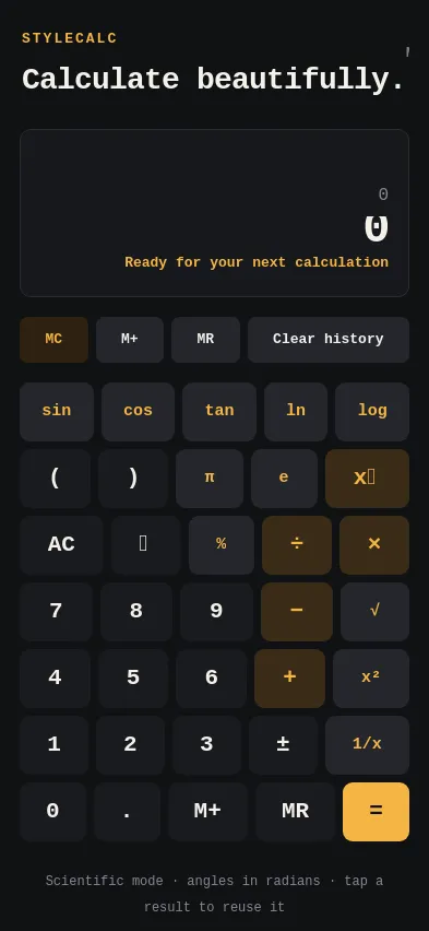 StyleCalc