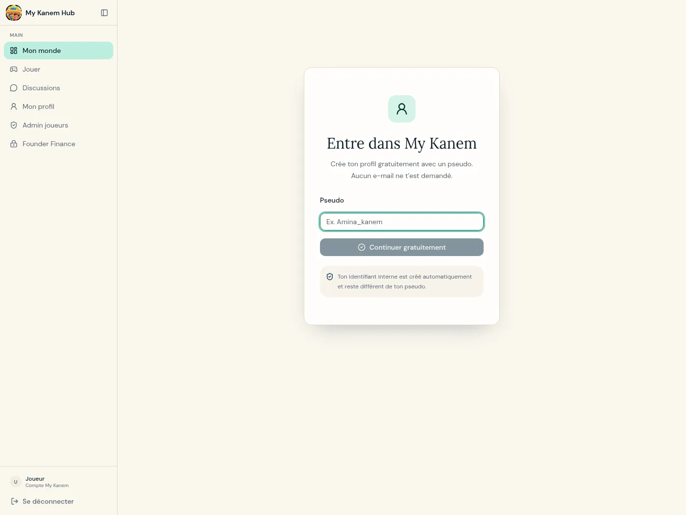 My Kanem Hub