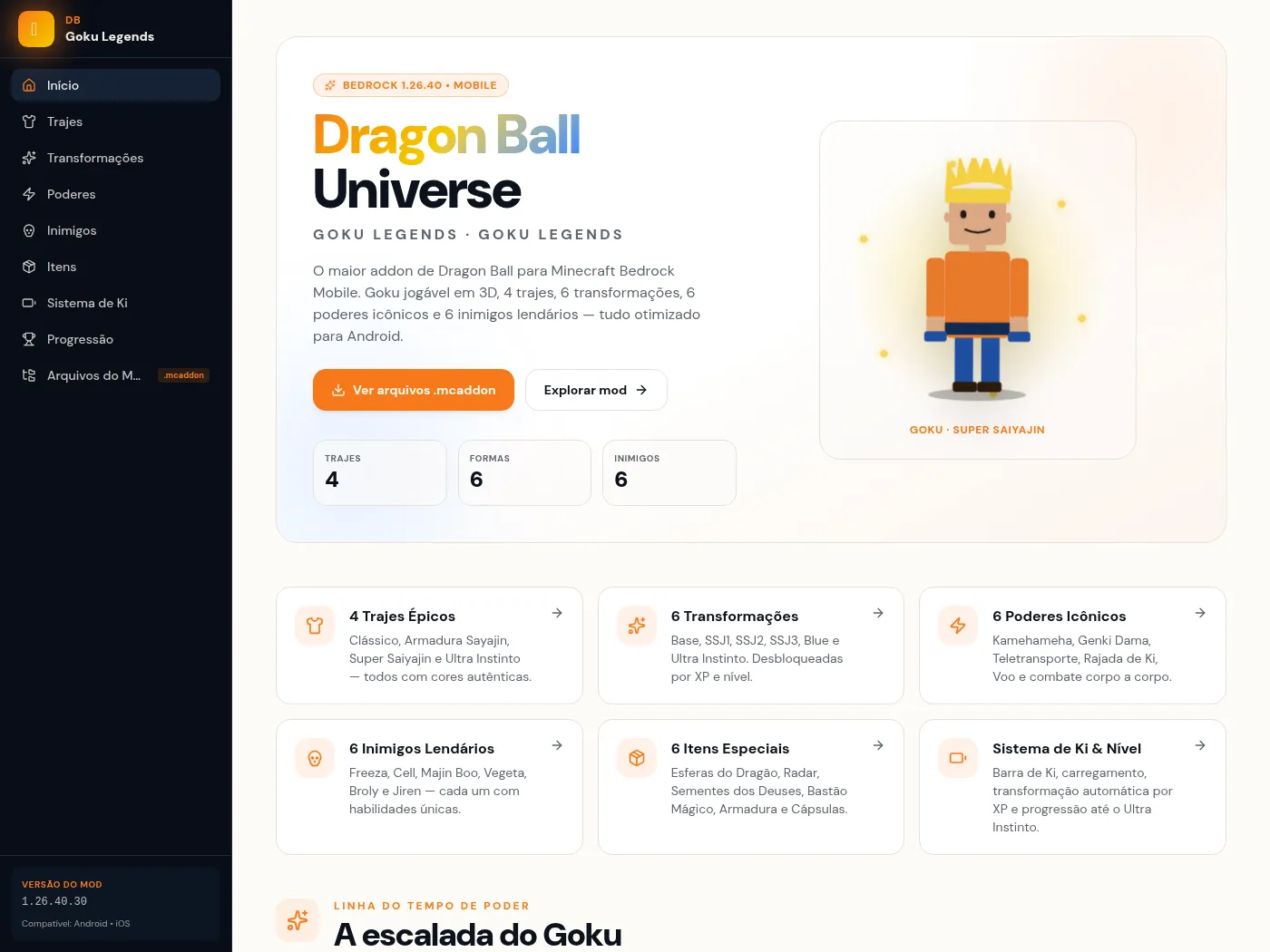 Dragon Ball Minecraft Addon