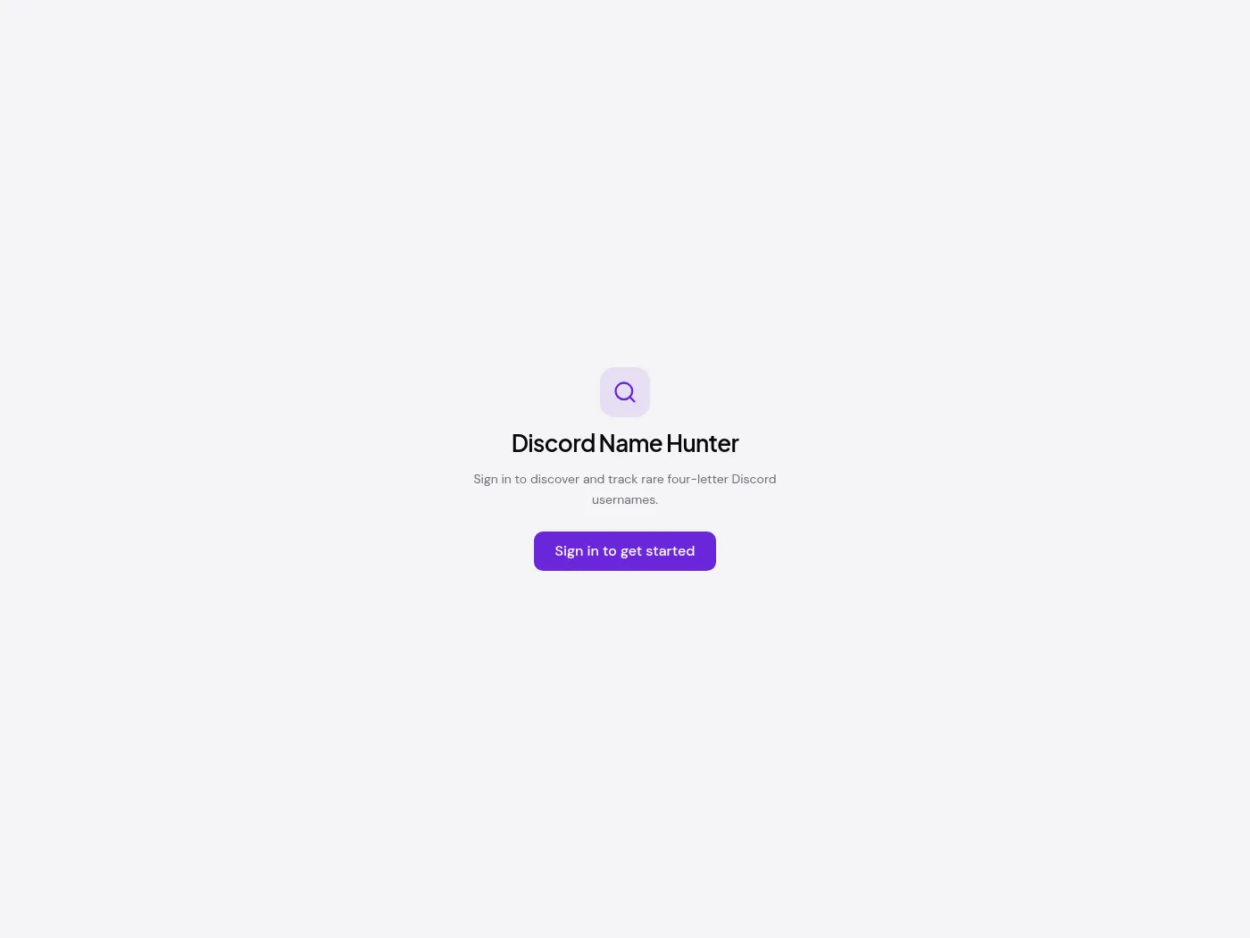 Discord Name Hunter