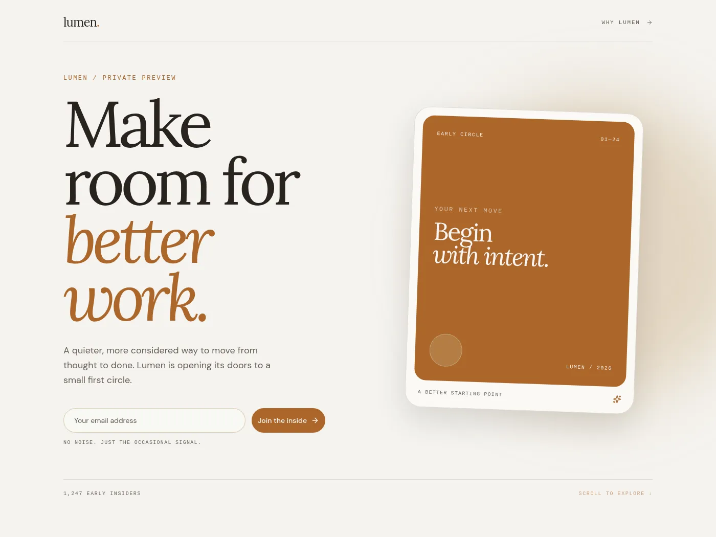 Insider Launch Waitlist