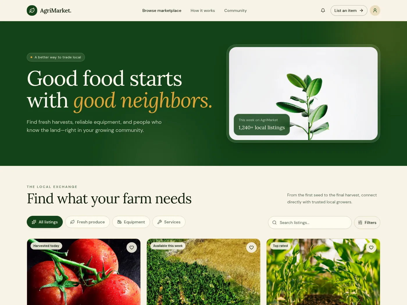 AgriMarket Connect