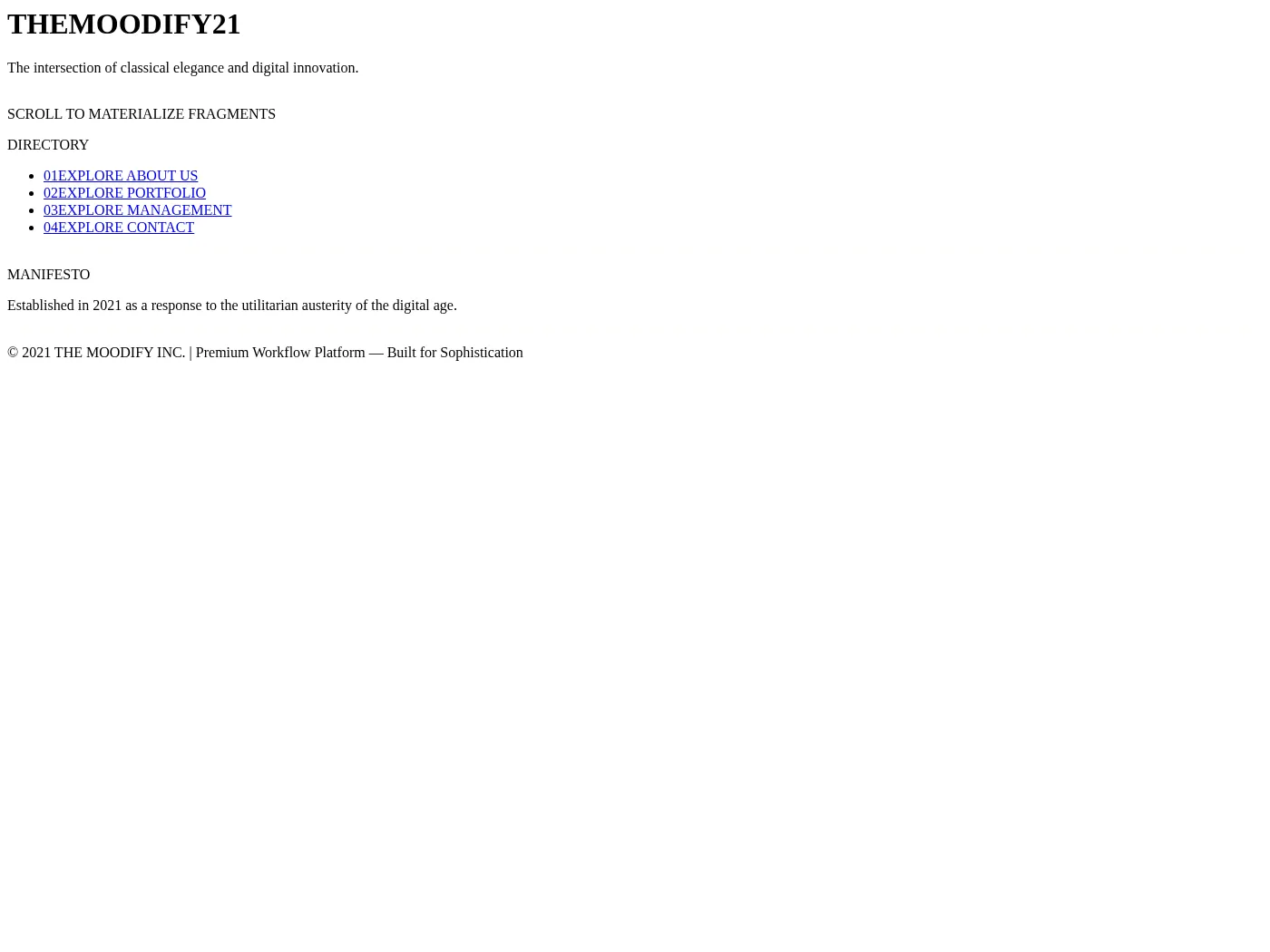 Themoodify21 Luxe Entry Portal