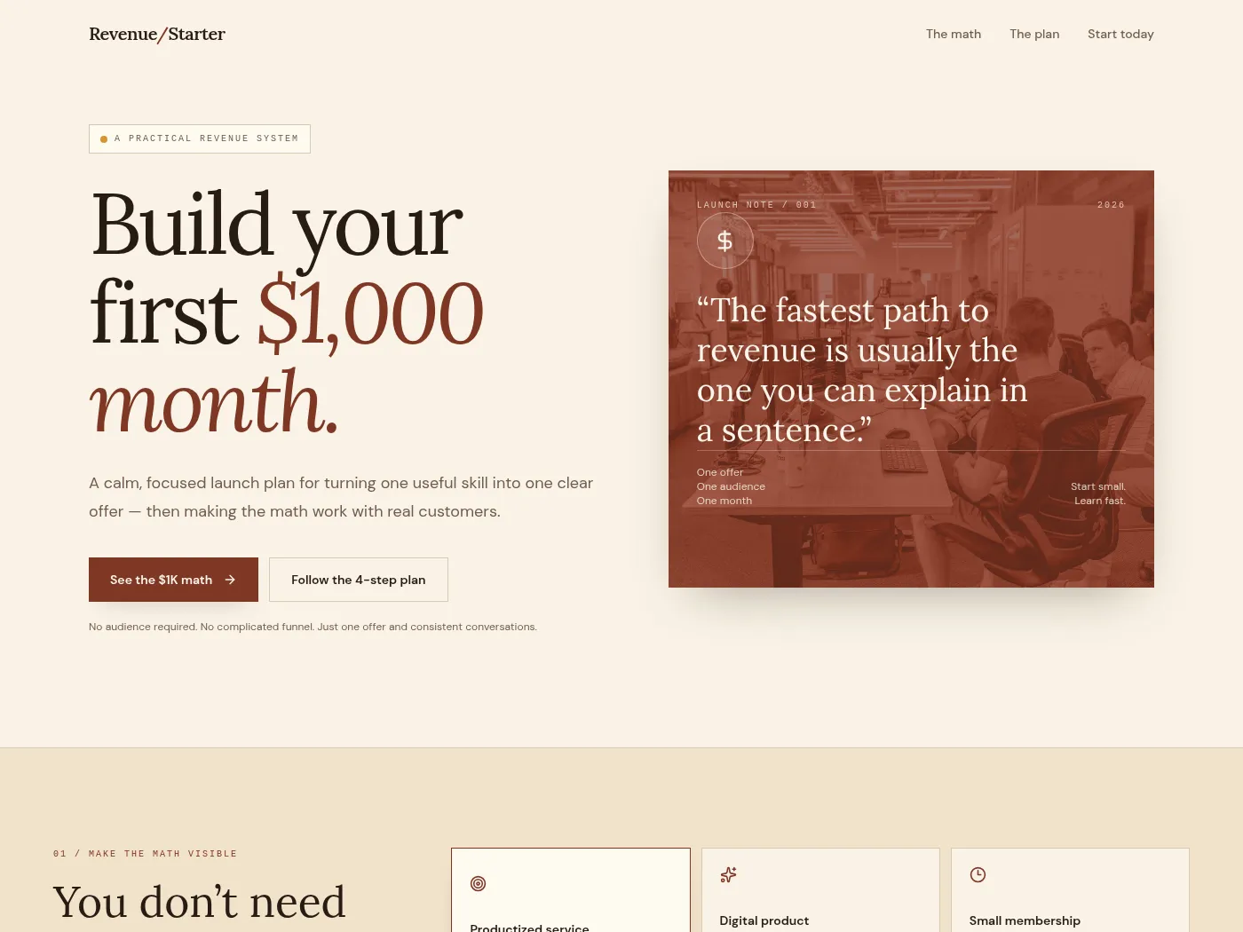 Revenue Starter Site