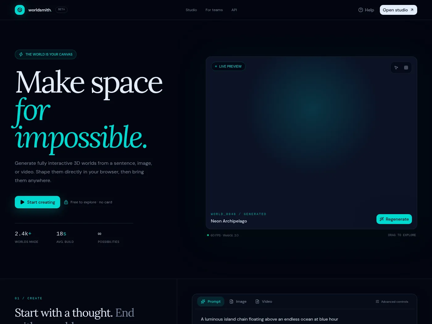 3D World Generator