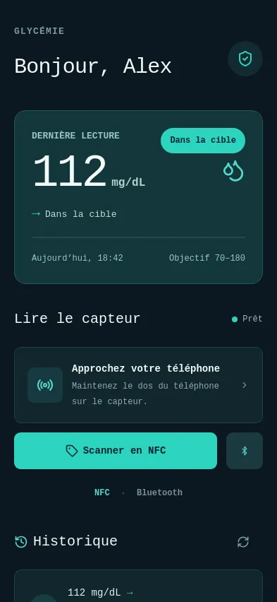 Glycemia Reader App