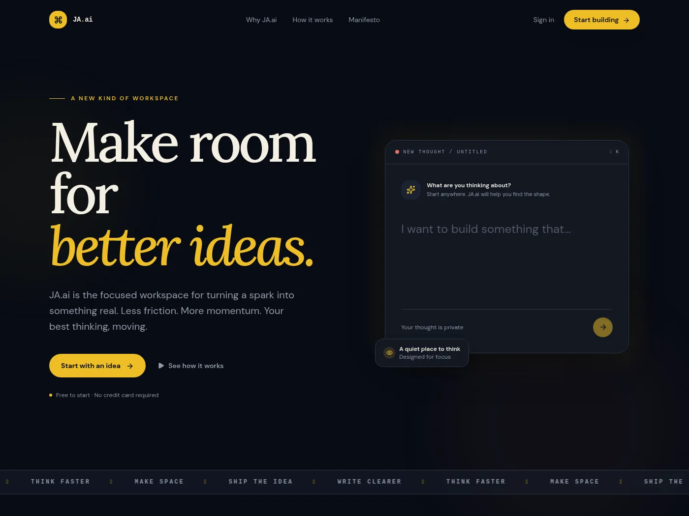 JA.ai Productivity Hub