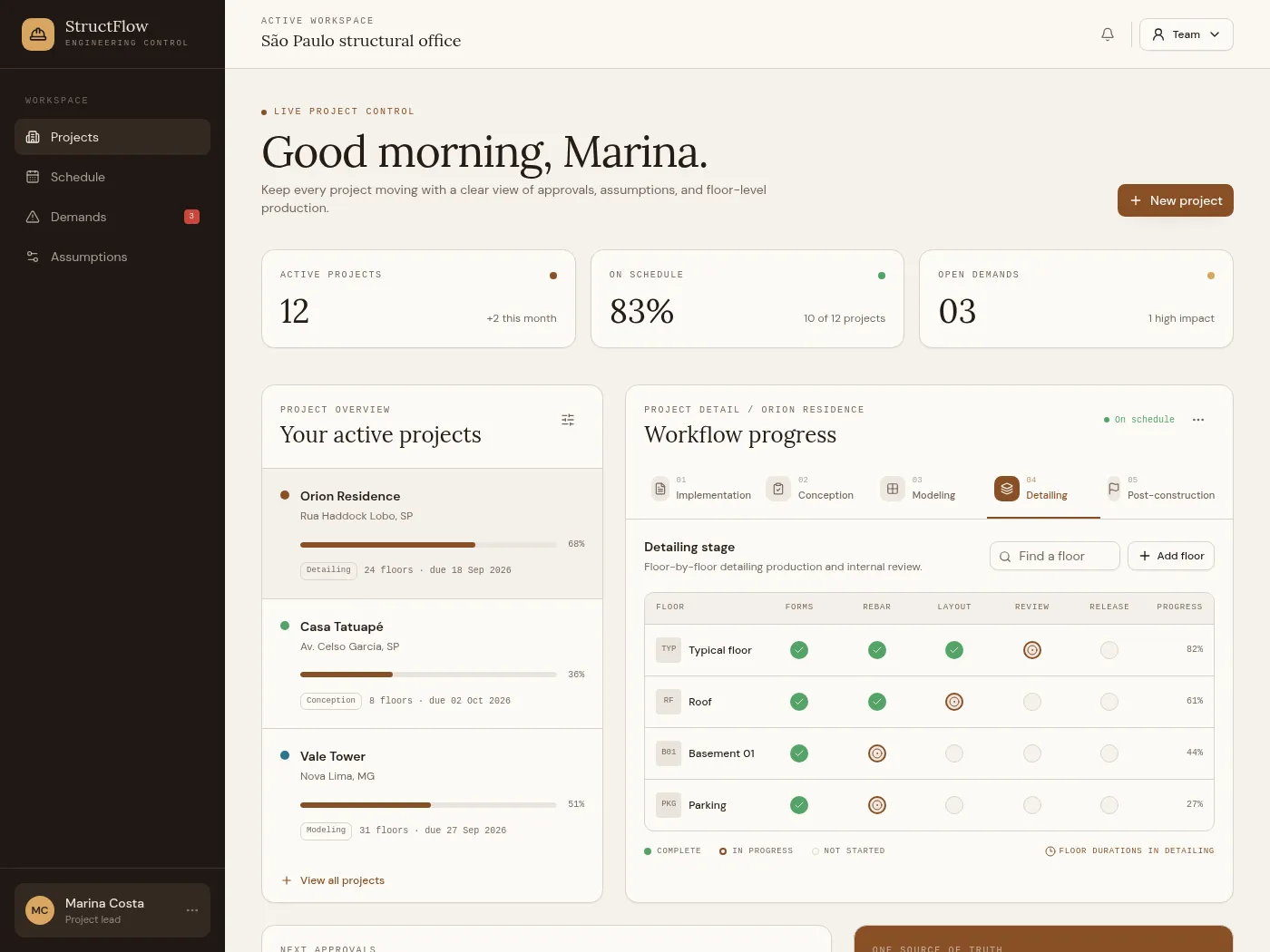 StructFlow Tracker