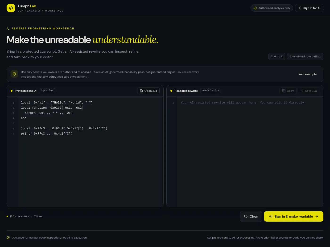 Luraph Lua Deobfuscator