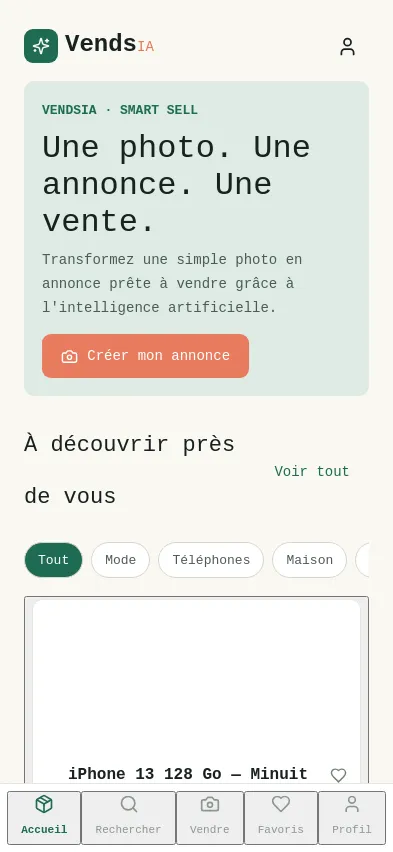 VendsIA Smart Sell App