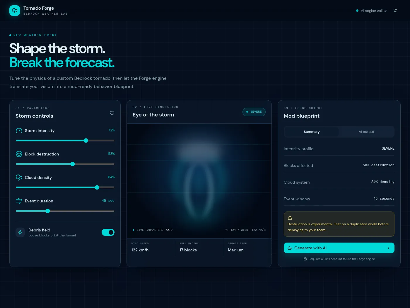 AIMod Tornado Creator