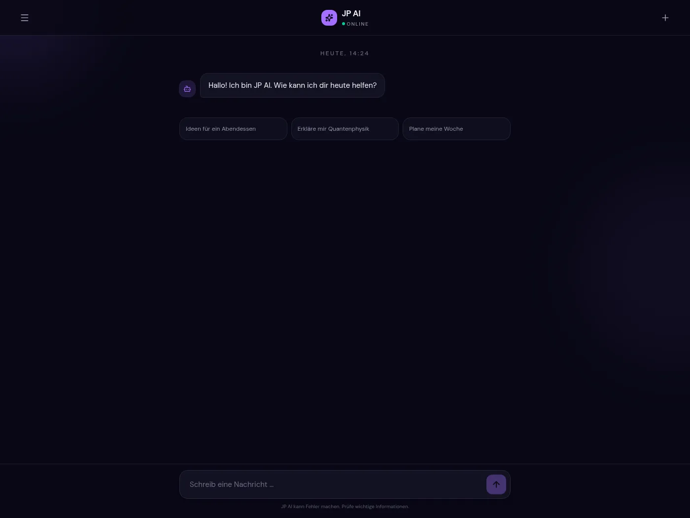 JP AI Mobile Chat