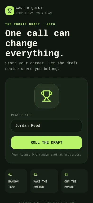 Football Career Quest