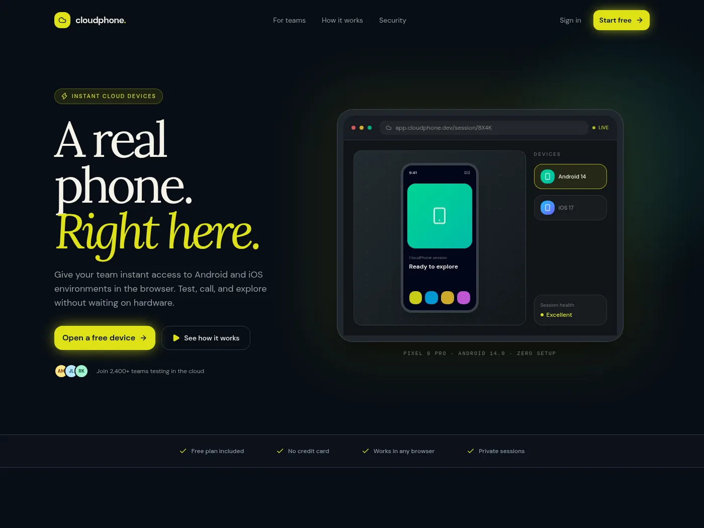 CloudPhone Experience