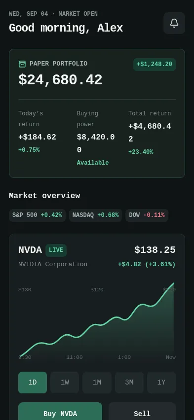 Stock Market Simulator