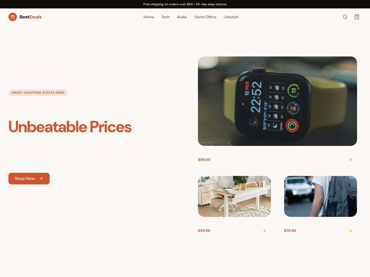 Best Deals Web Store