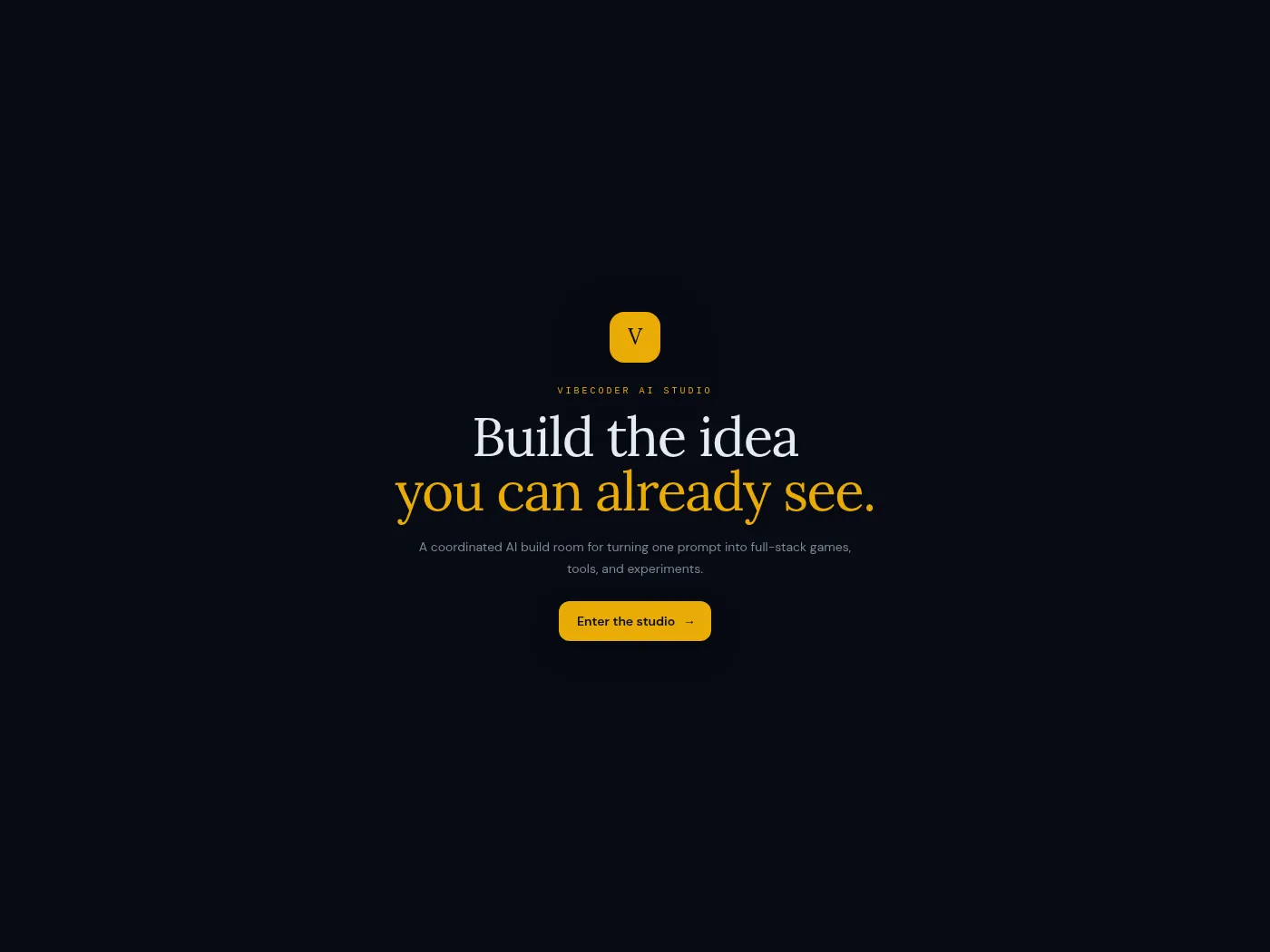 VibeCoder AI Studio