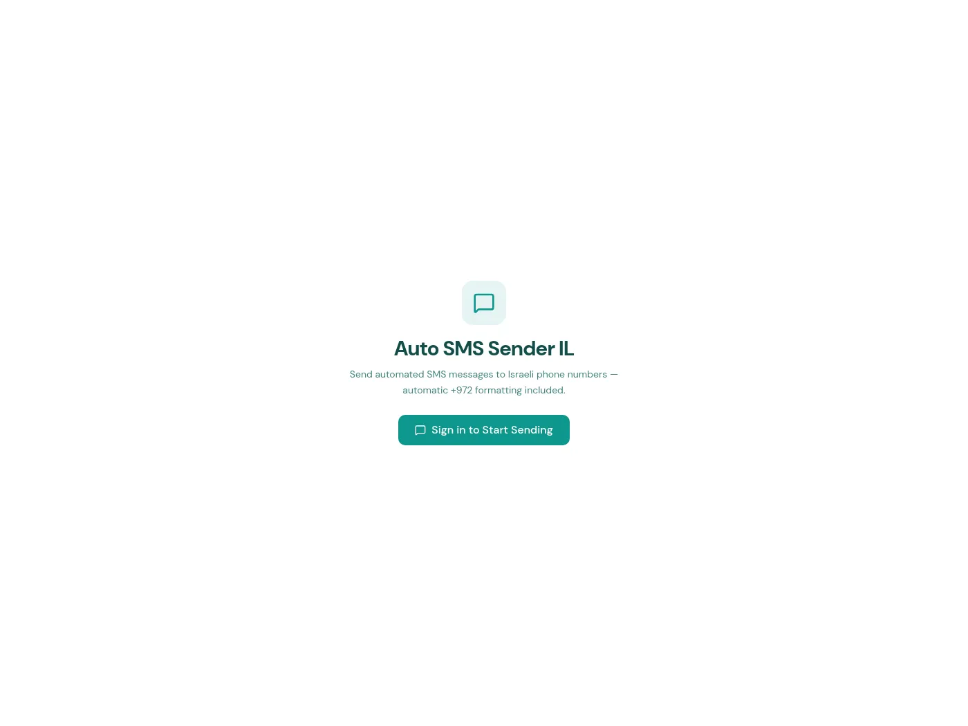 Auto SMS Sender IL