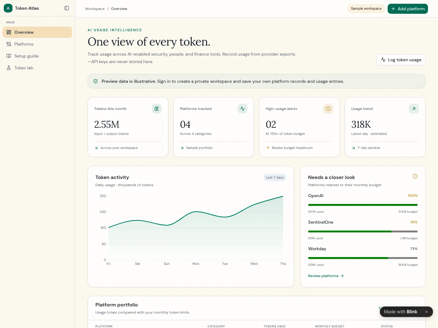 AI Token Manager