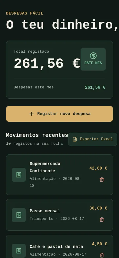 Despesas Fácil Mobile