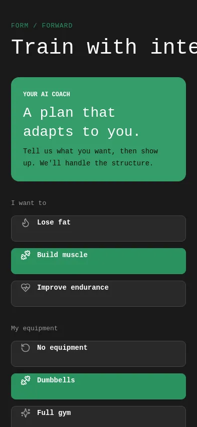 AI Workout Coach