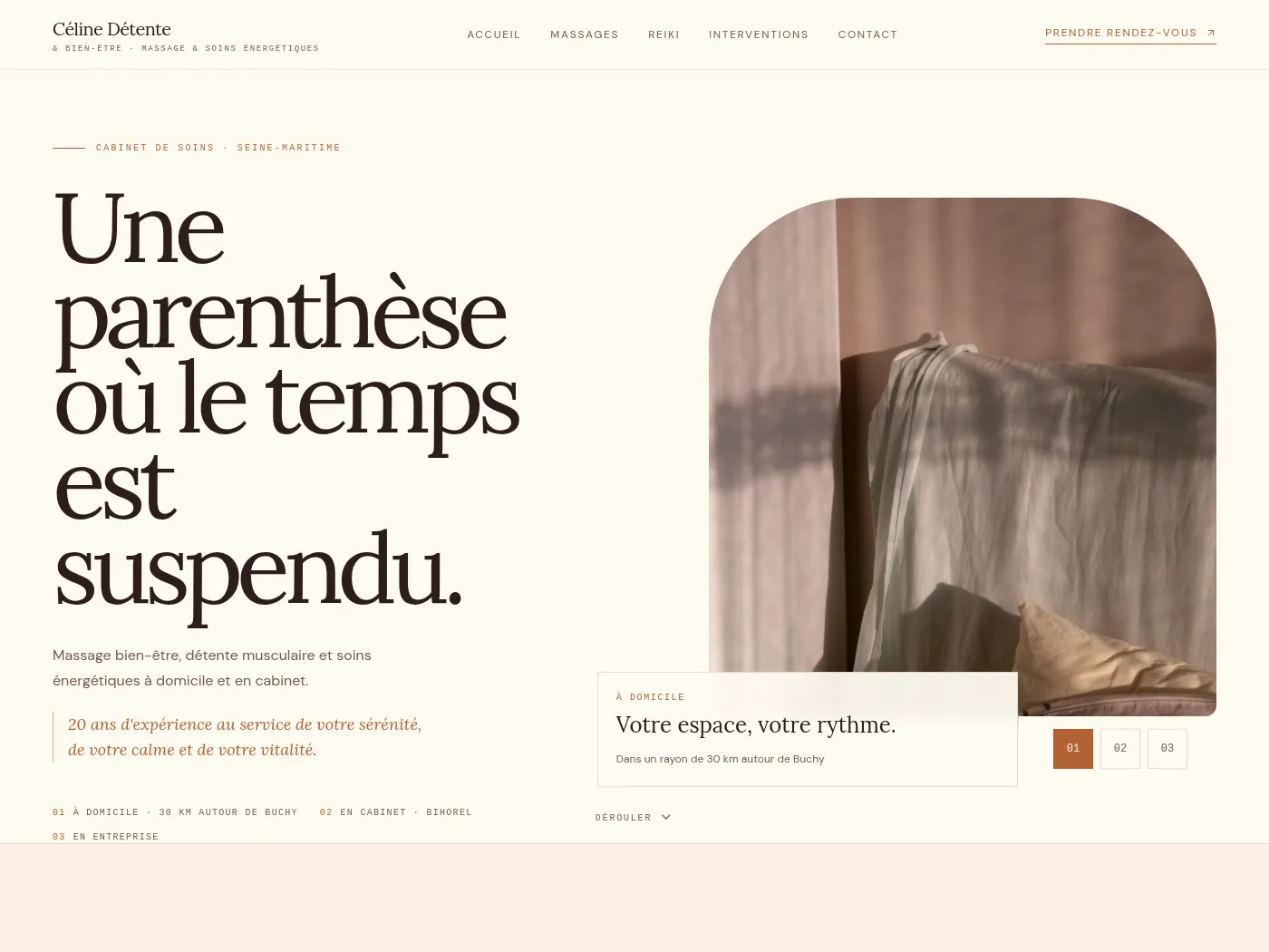 Céline Détente Web Expérience