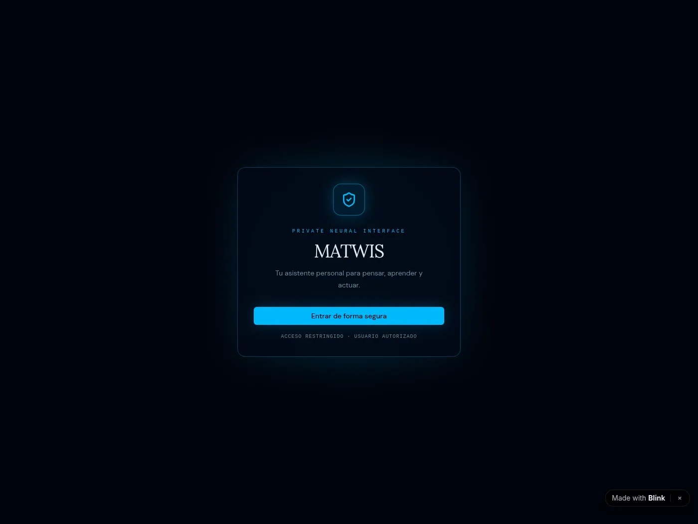 MATWIS Assistant Hub