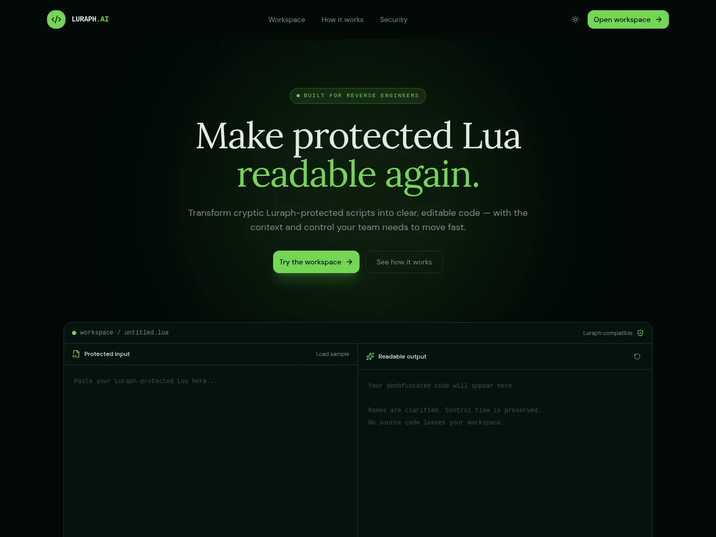 Luraph Lua Deobfuscator AI