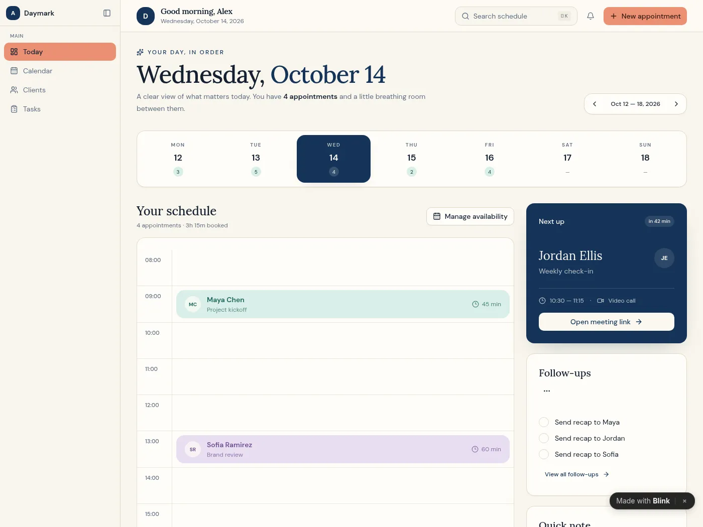 ClientScheduler Pro