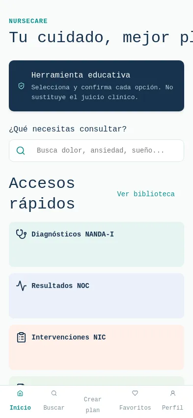 NurseCare Plan Builder
