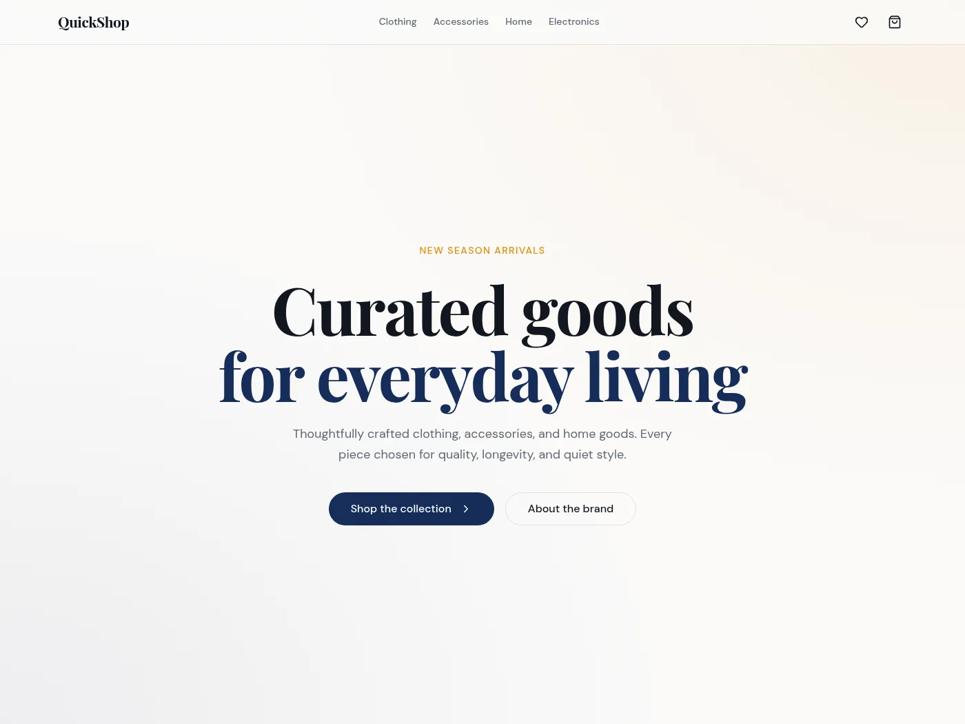 QuickShop Business Site