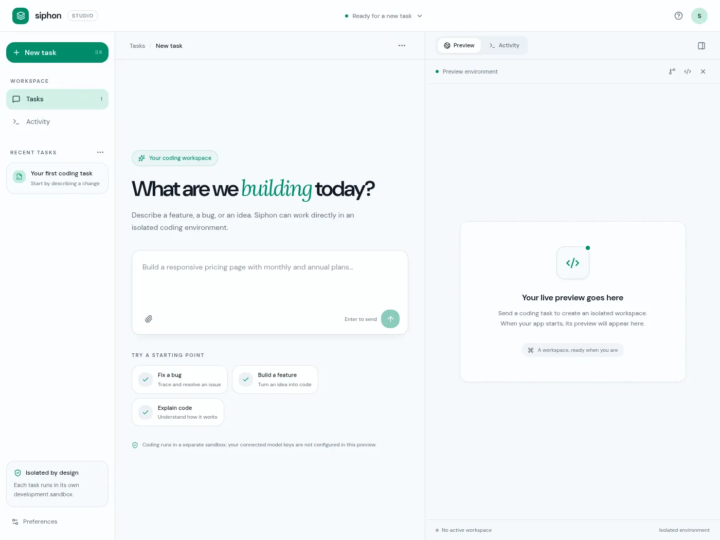 Siphon Coding AI Hub